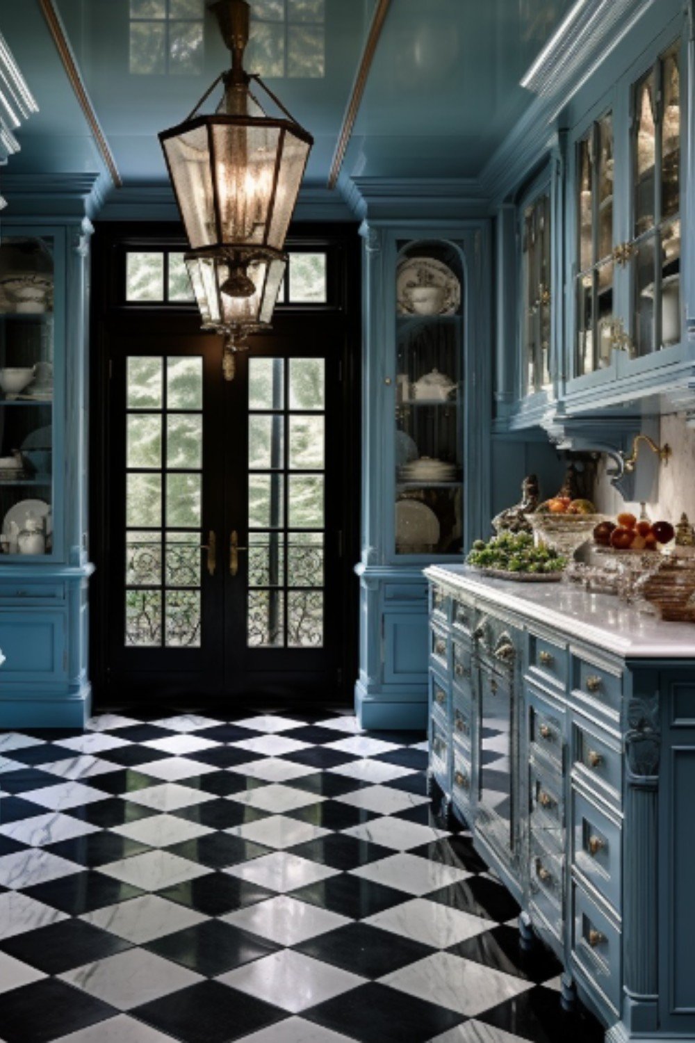 24 Inspiring Black and White Checkered Floor Design Ideas | Cozy Haven ...