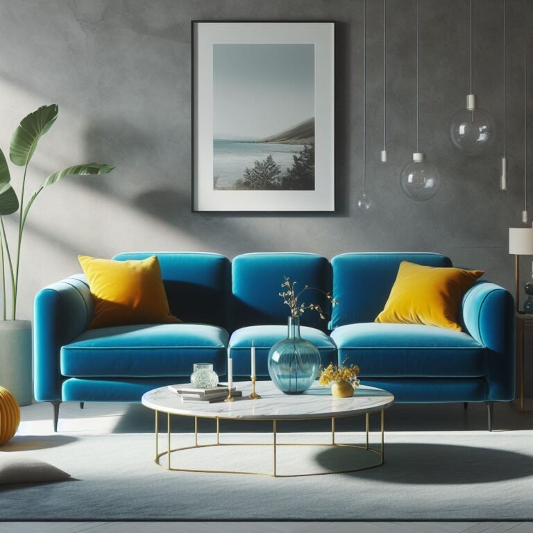 33 Blue Couch Living Room Inspirational Ideas | Cozy Haven Tales