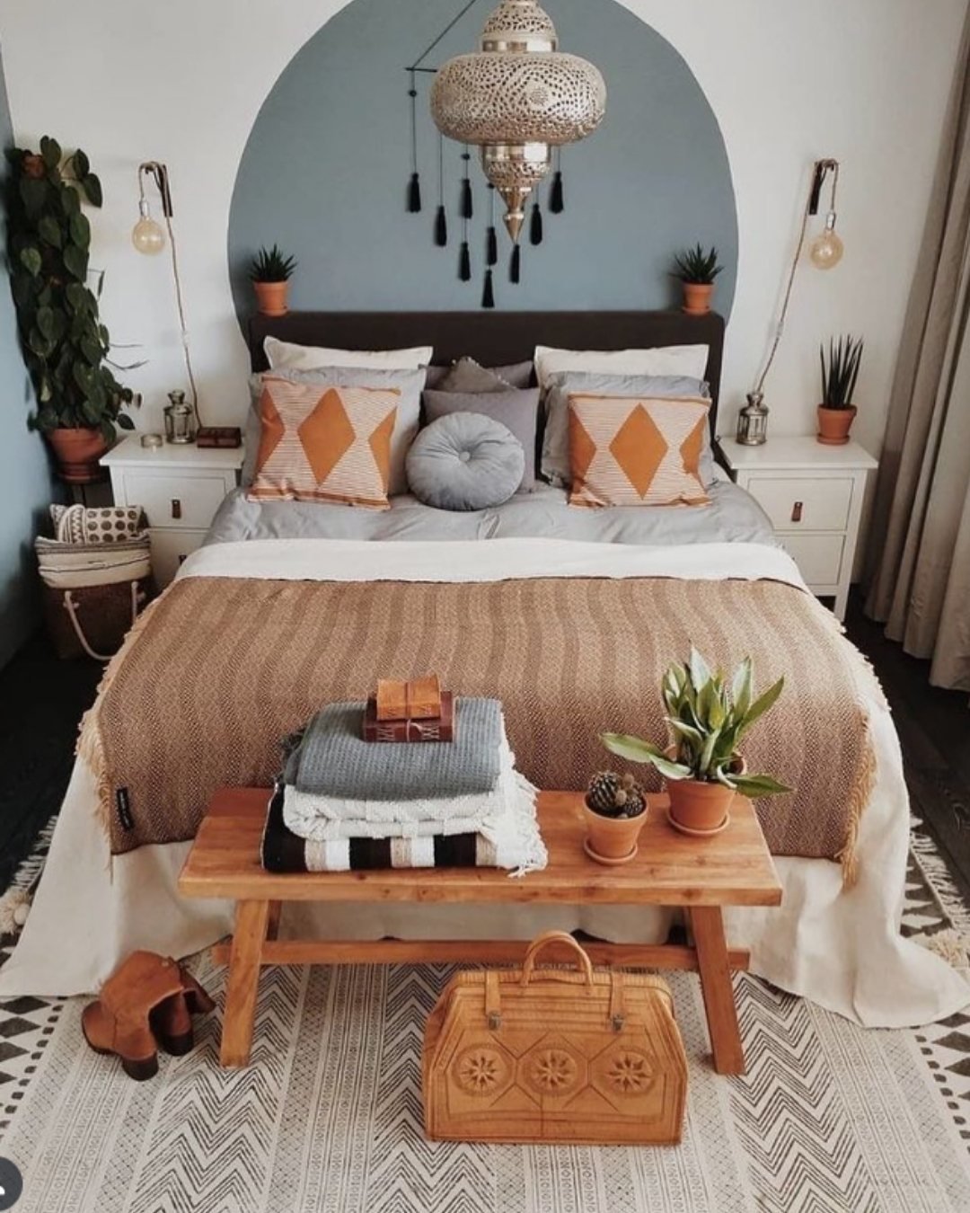 Chic & Cozy Moroccan Boho Bedroom Ideas to Inspire Your Space | Cozy ...