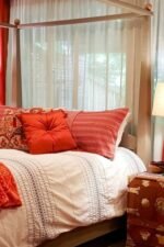 17 Orange Colour Bedroom Ideas to add Instant Warmth and Style | Cozy ...