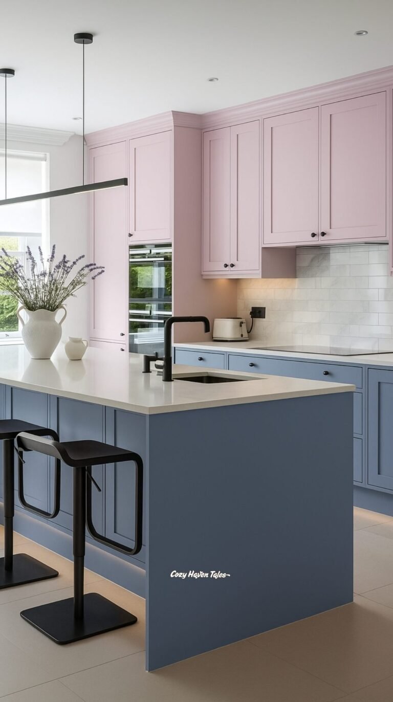 21 Beautiful Pink and Blue Kitchen Designs to Inspire You | Cozy Haven ...