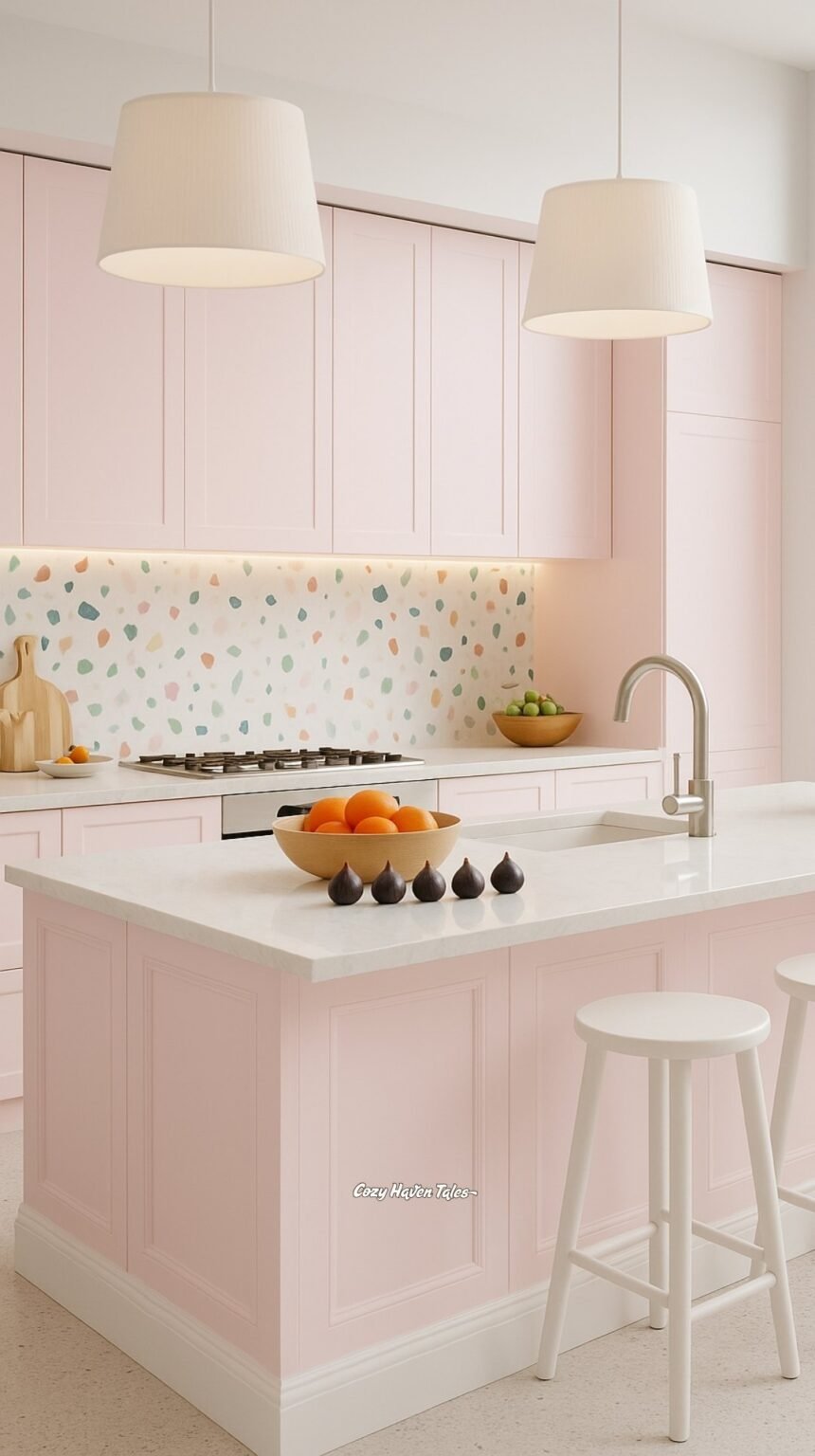 21 Beautiful Pink and Blue Kitchen Designs to Inspire You | Cozy Haven ...