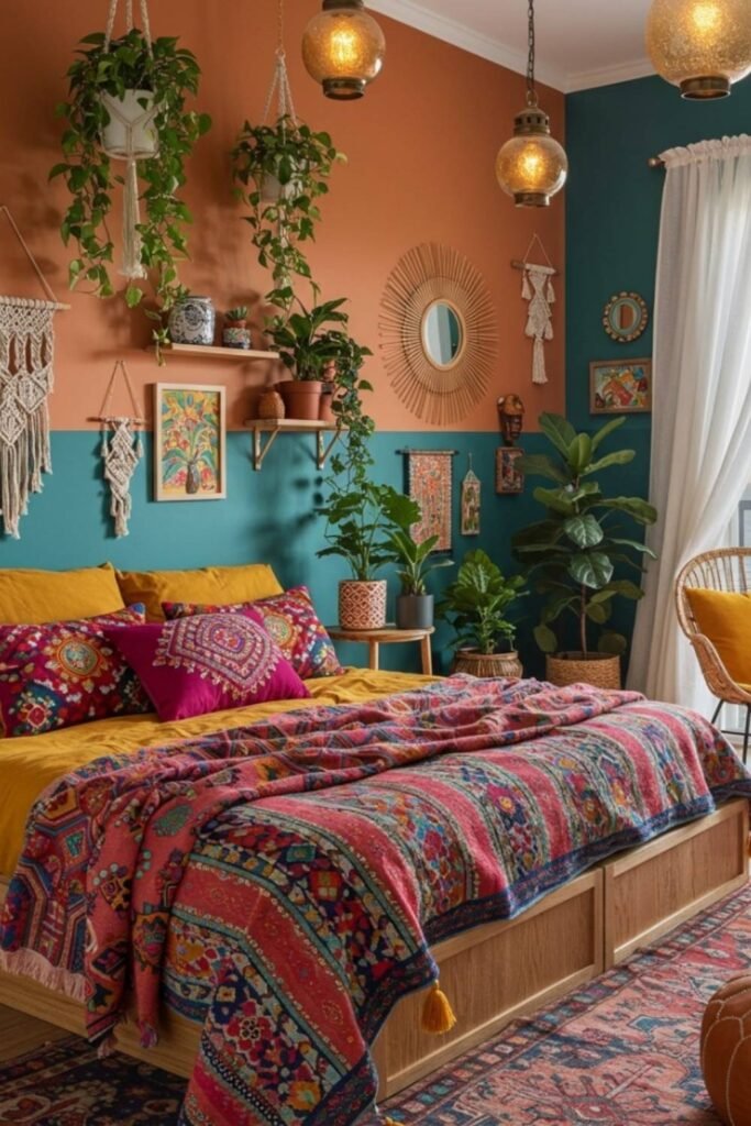 19 Simple and Beautiful Boho Wall Ideas You Can Recreate